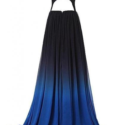 Gradient Prom Dresses,chiffon Prom Dress,long Party Dress on Luulla